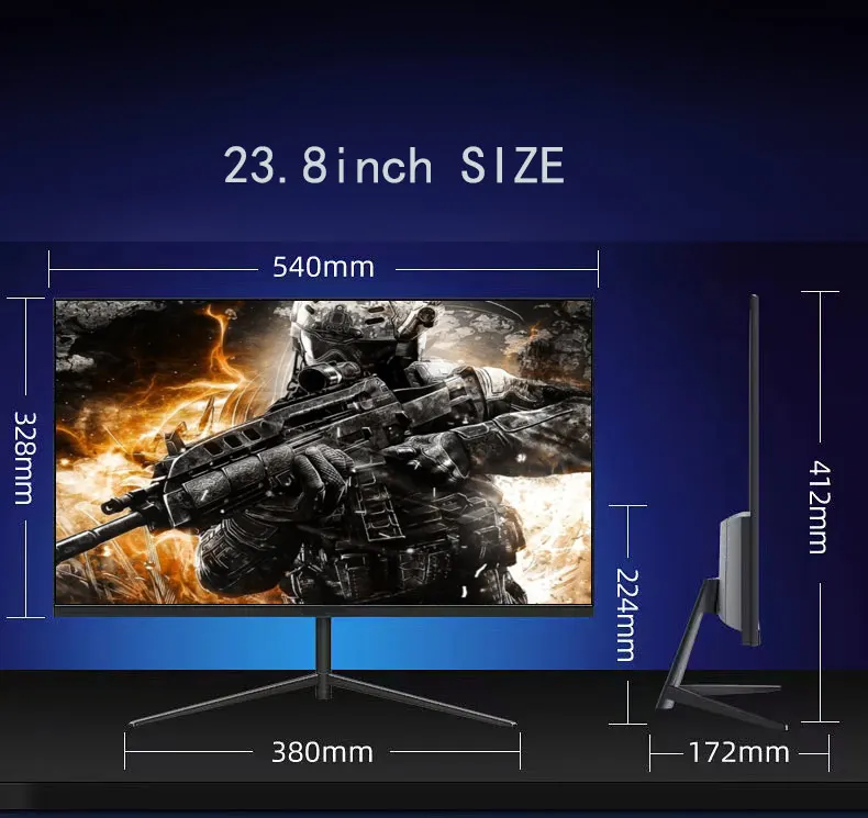 21.5/24/27/32"lcd Anti-blue Light Gaming Motitorfhd 1920*1080p 144hz Pc ...