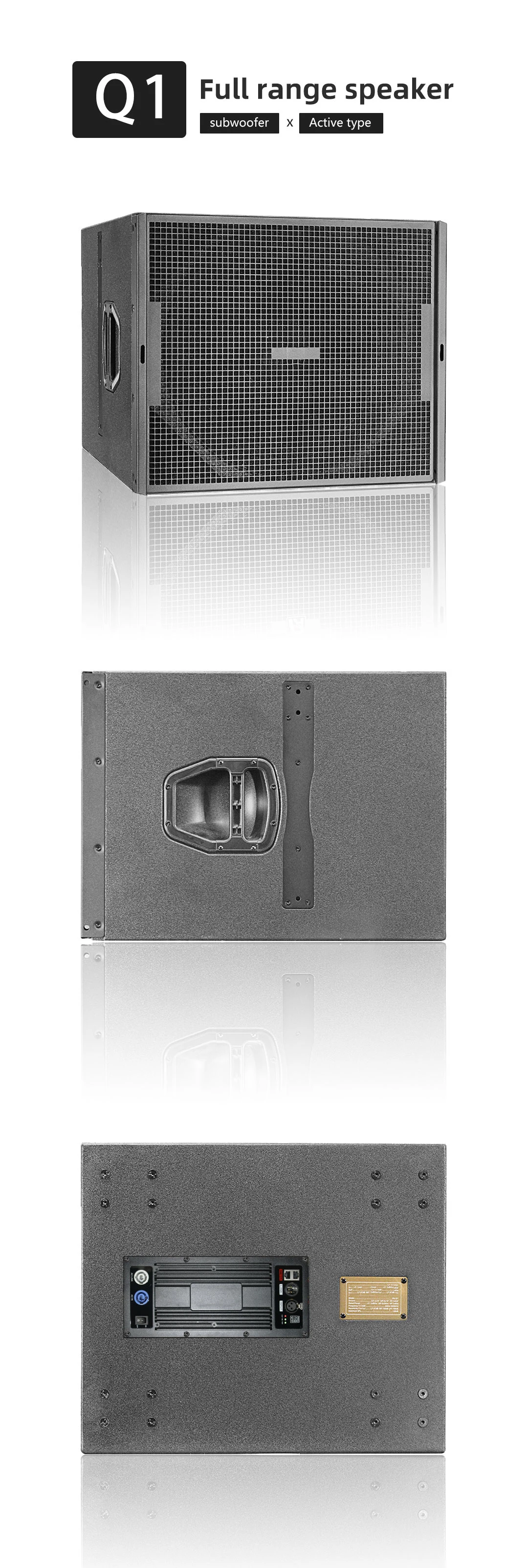 Q1 Dual 10 Inch Line Array Speakers Professional Sound System For Stage Pa Speaker - Buy Line ...