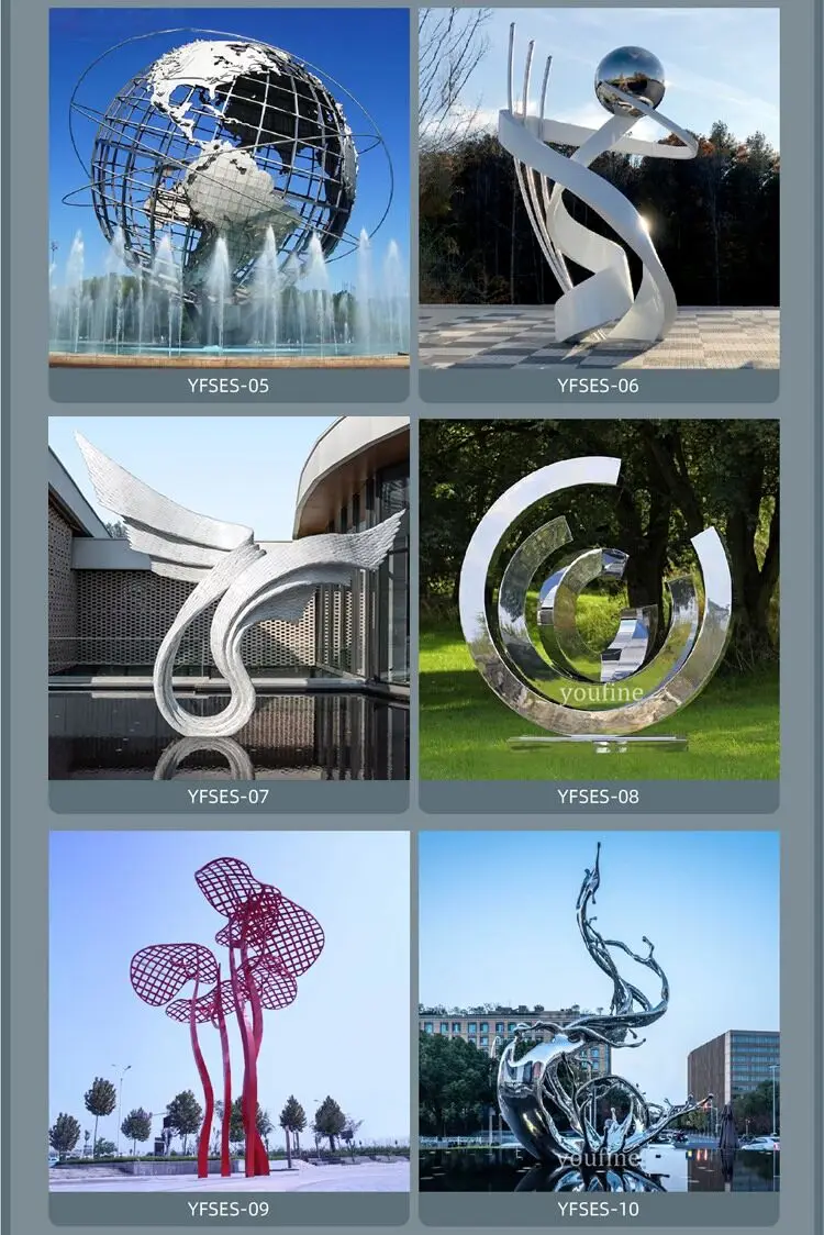 Modern Metal Craft Infinity Sculpture Mobius Strip Stainless Steel ...