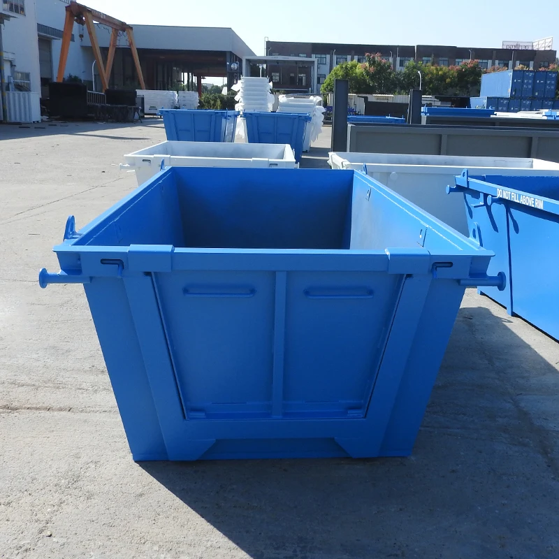 4cbm Oem Odm Industrial Steel Waste Bins Skip Bin / Container With ...