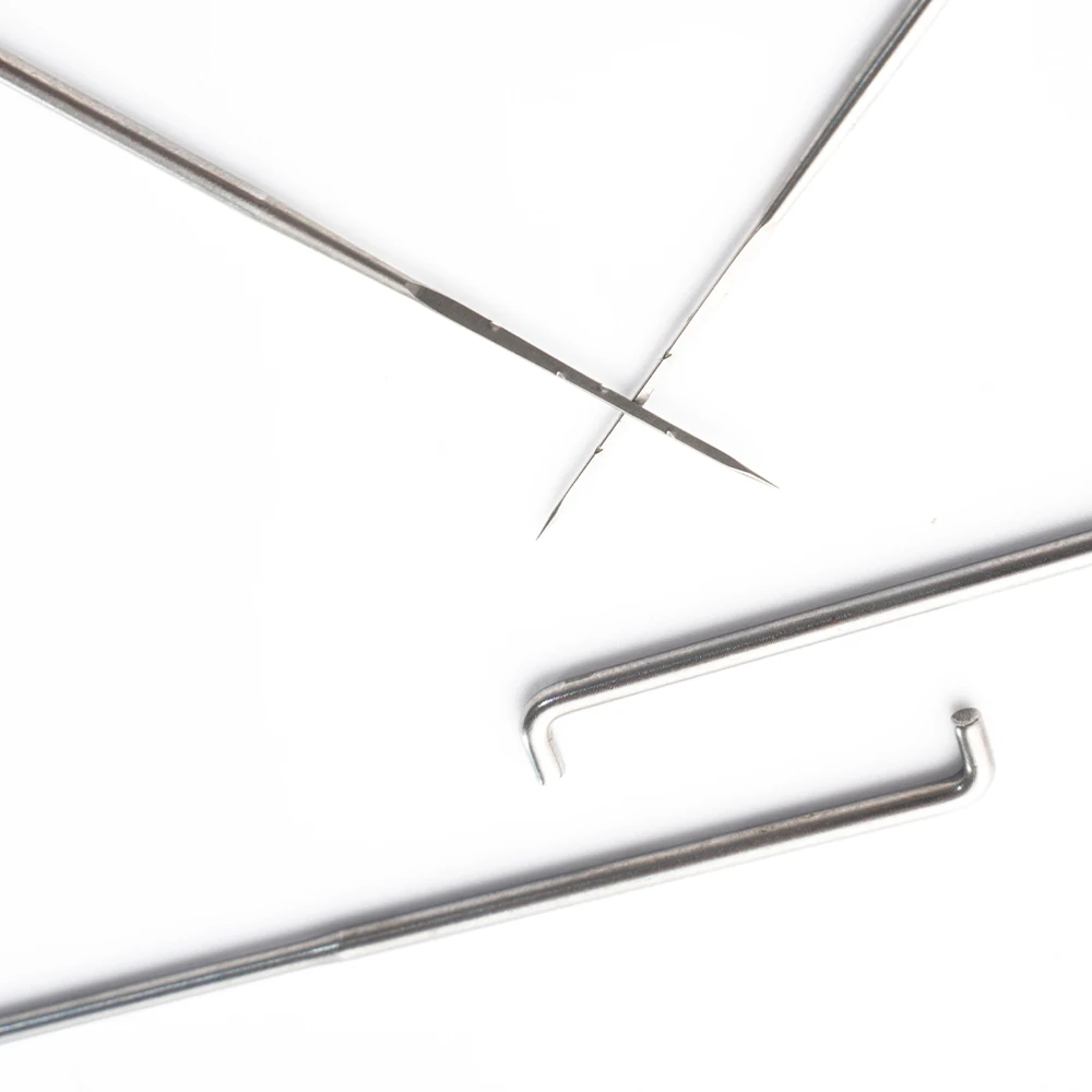 Conical Stainless Steel Nonwoven Punch Felting Needles For Needle ...