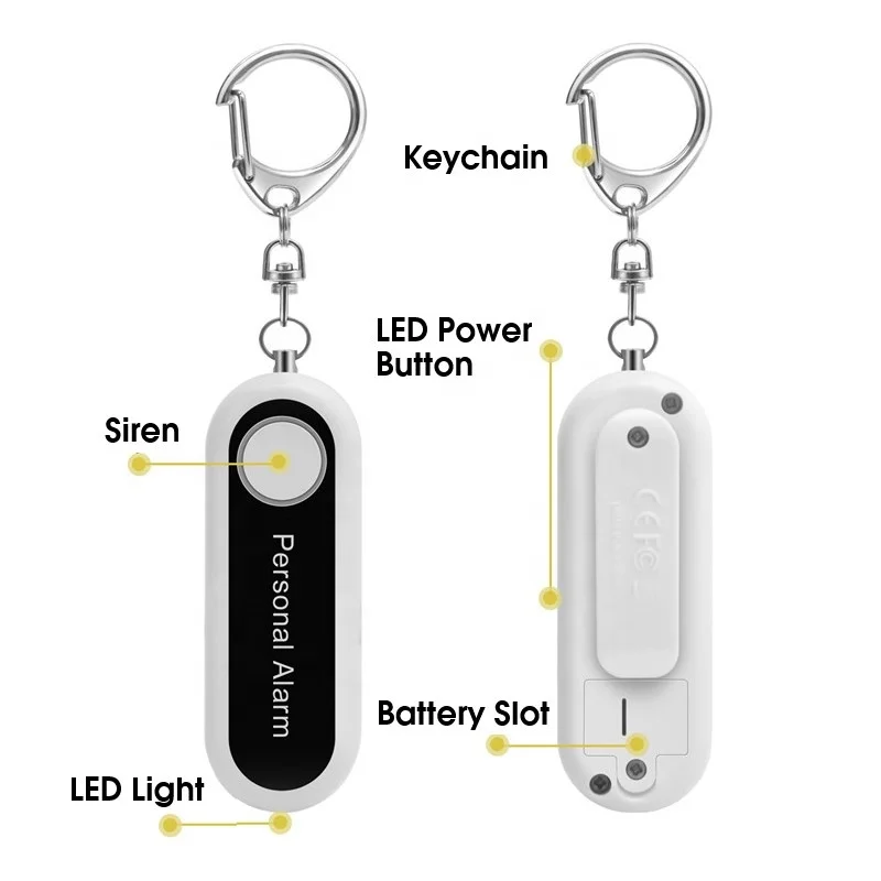 Anti Attack Self-defense Personal Safety Alarm Elderly Kids Sos ...