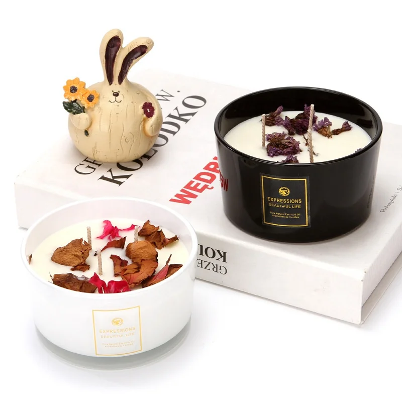 Free Sample three wick scented candles custom scented soy candles with ...