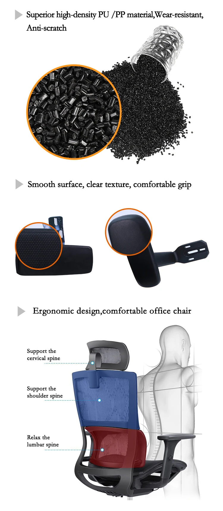 Office Chair Backrest Assembly Parts Backrest Support| Alibaba.com
