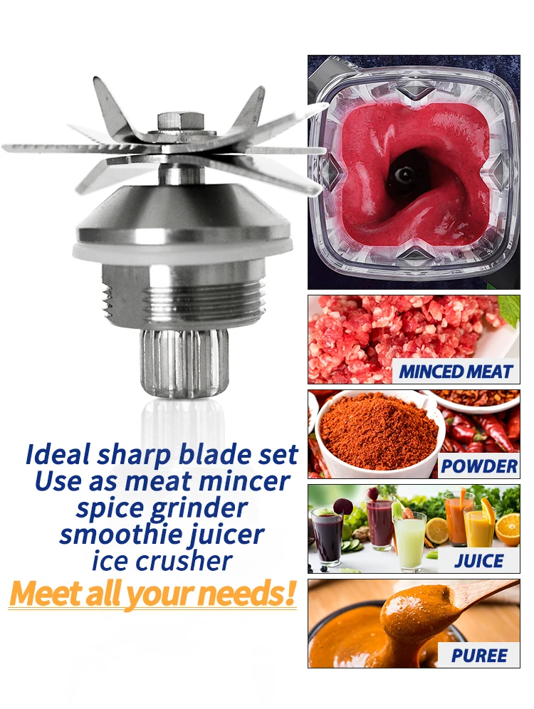 CKD BLENDER SILVER CREST - Durable Stainless Steel Blades