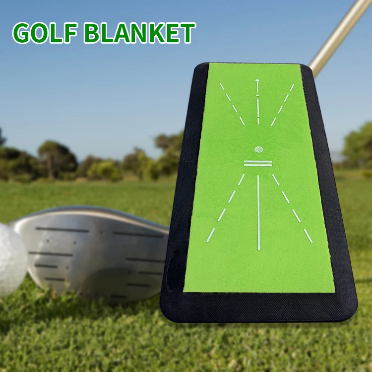 Portable Mini Indoor Outdoor Rubber Soft Base Golf Impact Turf Mat ...