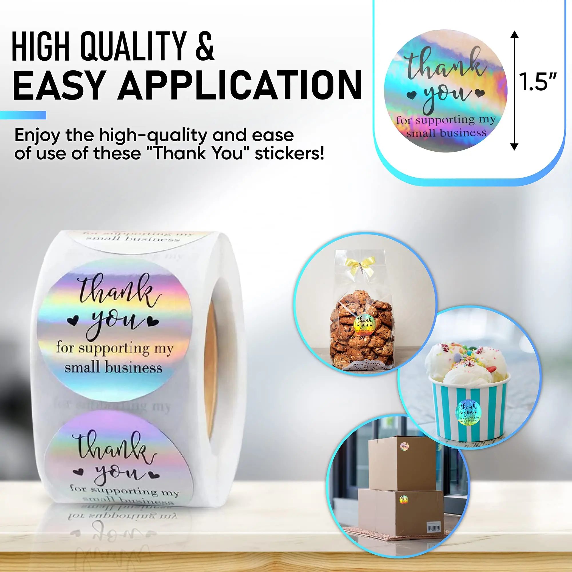 Custom Logo Sticker Sheets Vinyl Hologram Printing Paper Holographic ...