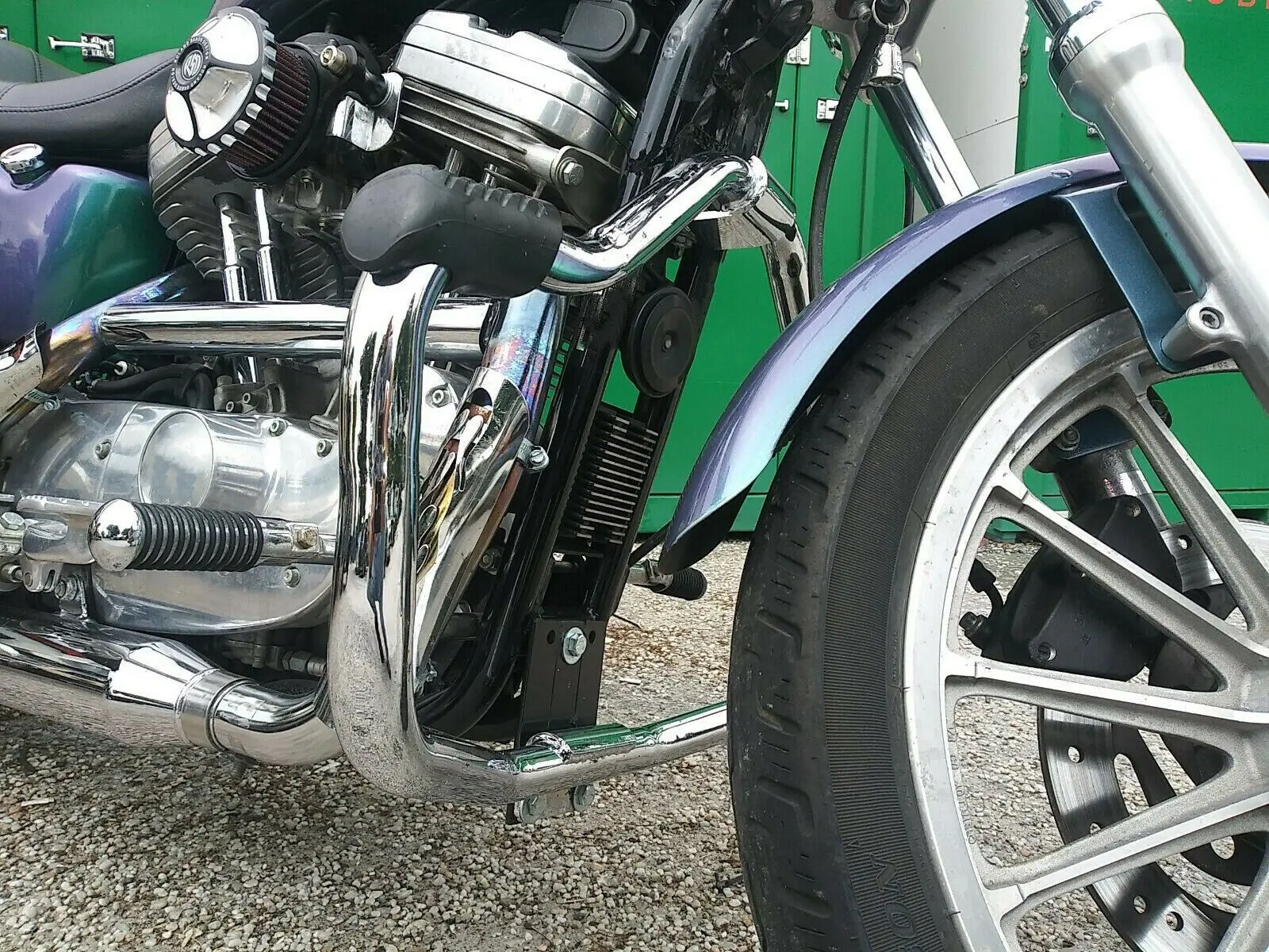 Mustache Engine Guard Highway Crash Bar For Harley Sportster Xl883 1200 ...