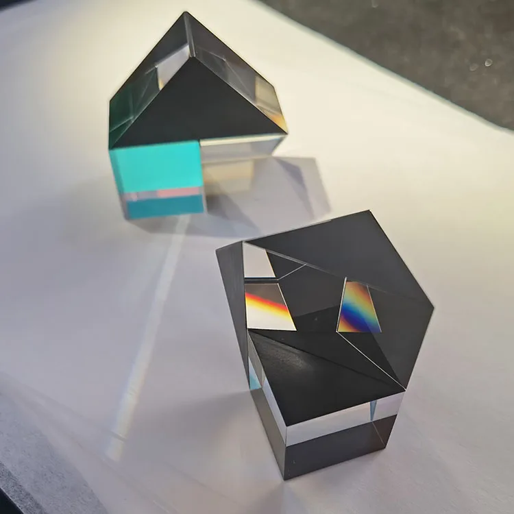 Optical Glass Glued TIR Prism Ar Coating Blank Painted Porro Prism ...
