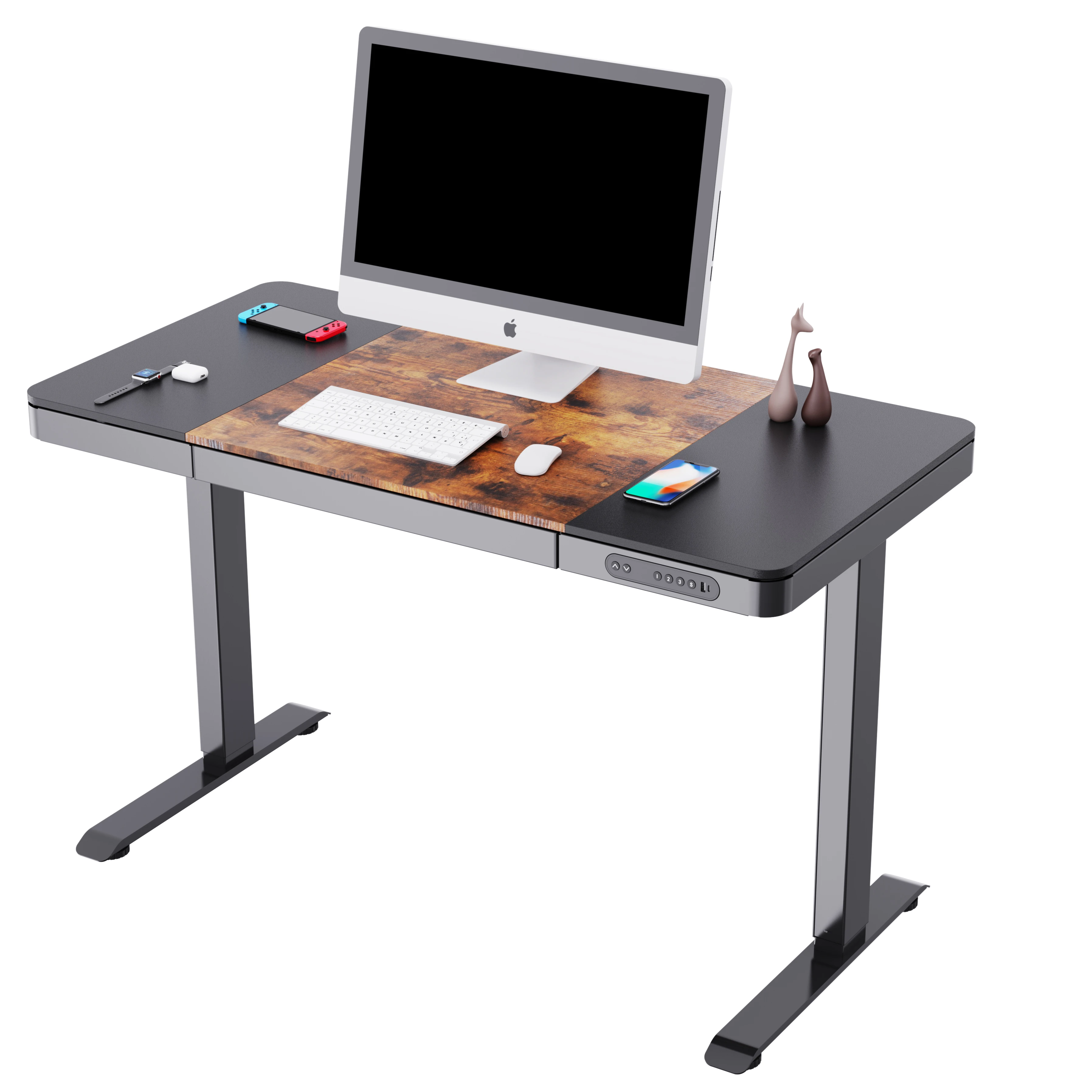 Home Office Electric Computer Desk With Storage,Splice Board Electric ...