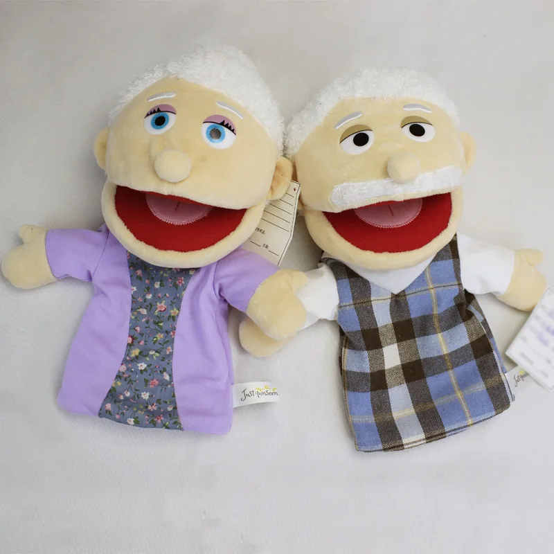 Family Role Play Plush Hand Puppet Toys School Show Props Puppets ...