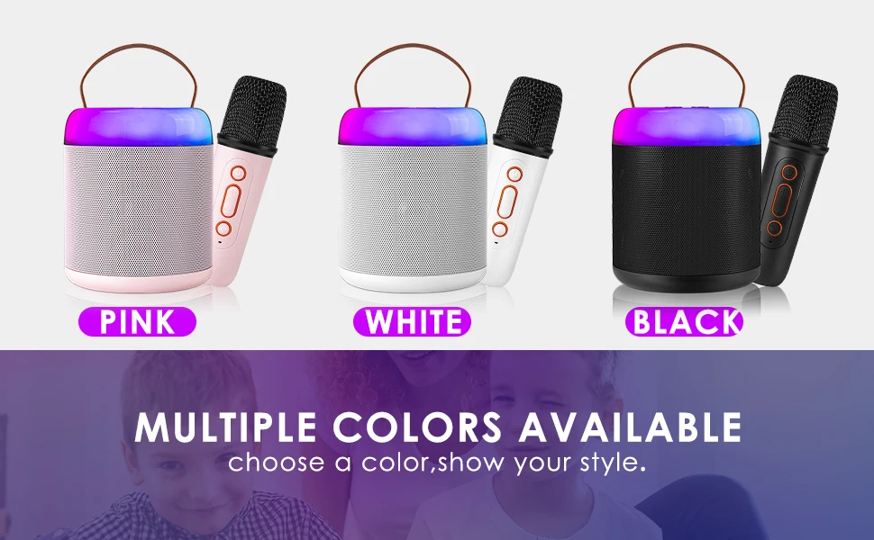 Y2 Karaoke Wireless Blue Tooth Speaker Portable Mini Karaoke Machine ...
