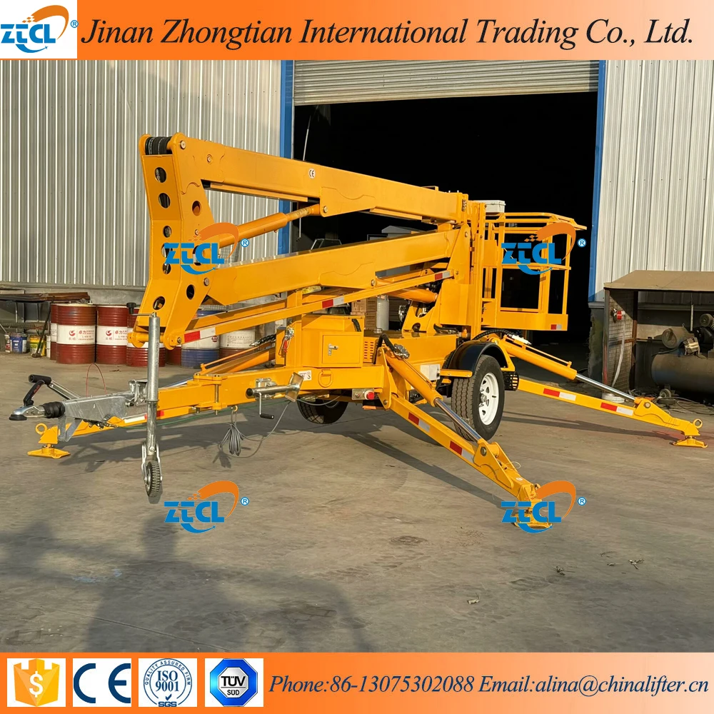 Articulated Towable Boom Lift Truck Mounted Hydraulic Lift Tables ...