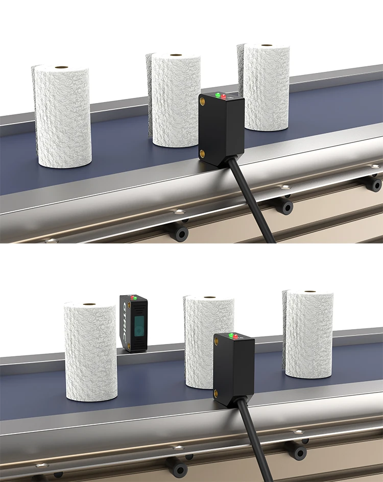 GTRIC square Photoele switch Infrared beam Visible small spot 10-30VDC ...