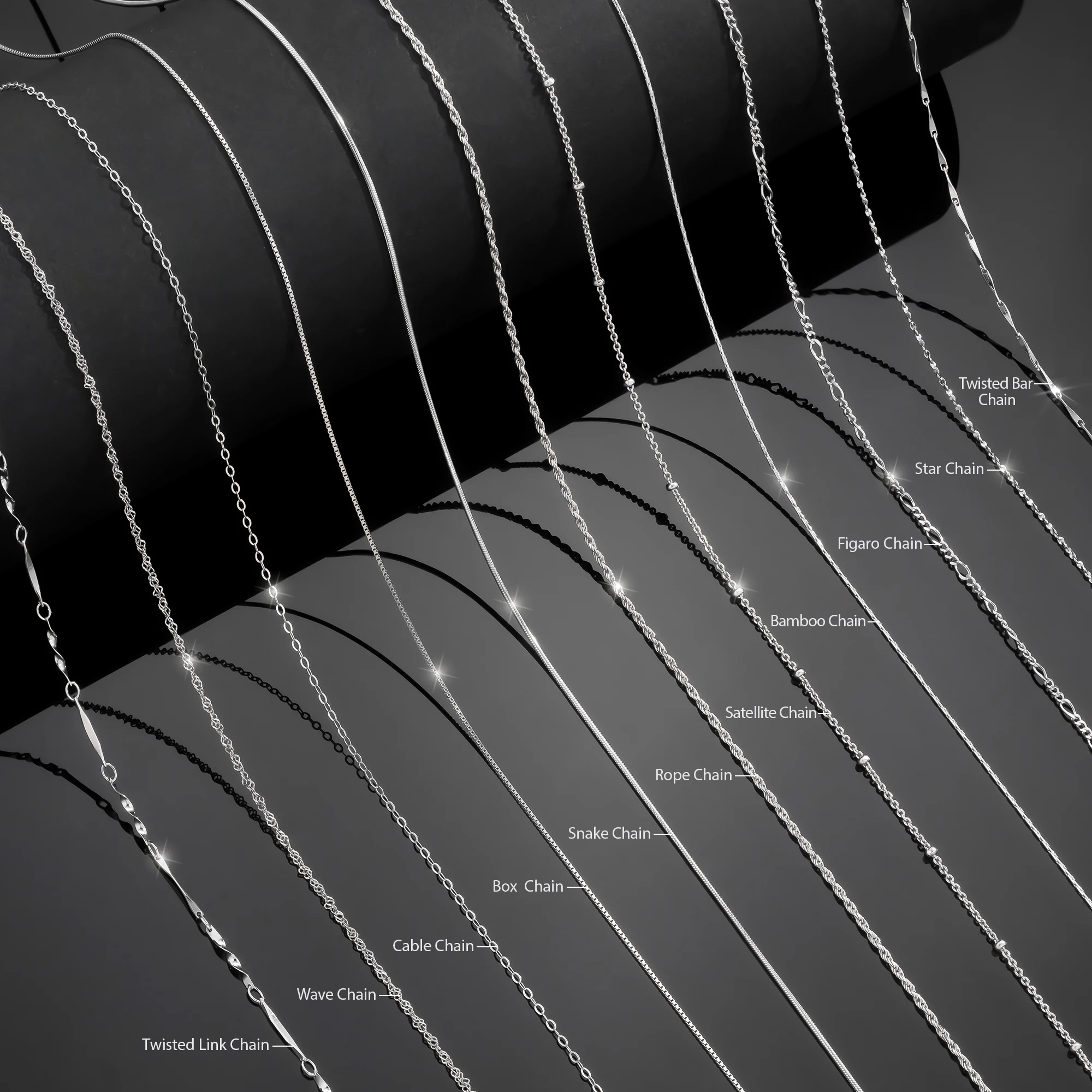 CDE YC 925 Silver Jewelry Wholesale - Italian Sterling Chains