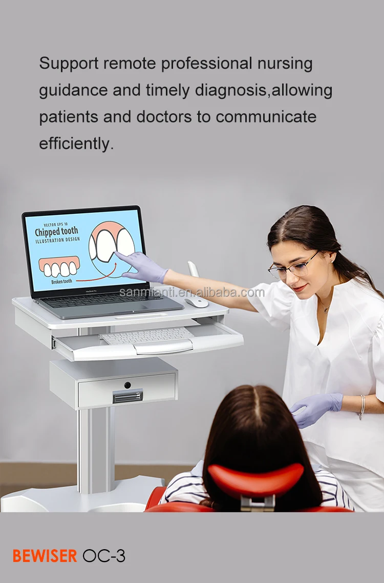 BEWISER OC-3 Medical Dental Trolley - Versatile & Durable