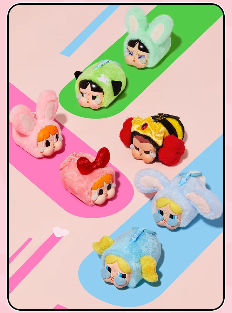 Wholesale Crybaby Pop Mart Powerpuff Girl Labubu Blind Box