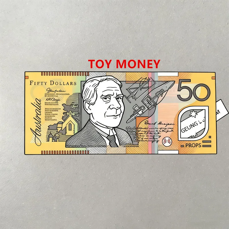 ULTRATHIN Polymer AUD Australian Prop Money Notes 20 50 100 Dollar