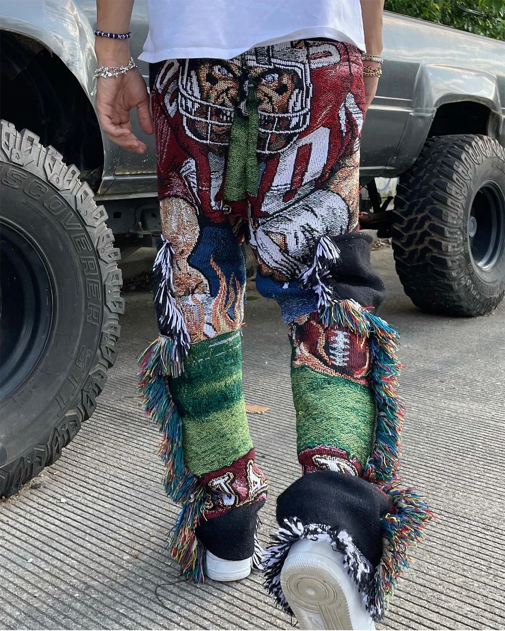 Custom Styling Men's Woven Pants & Trousers Blanket Streetwear All Over ...