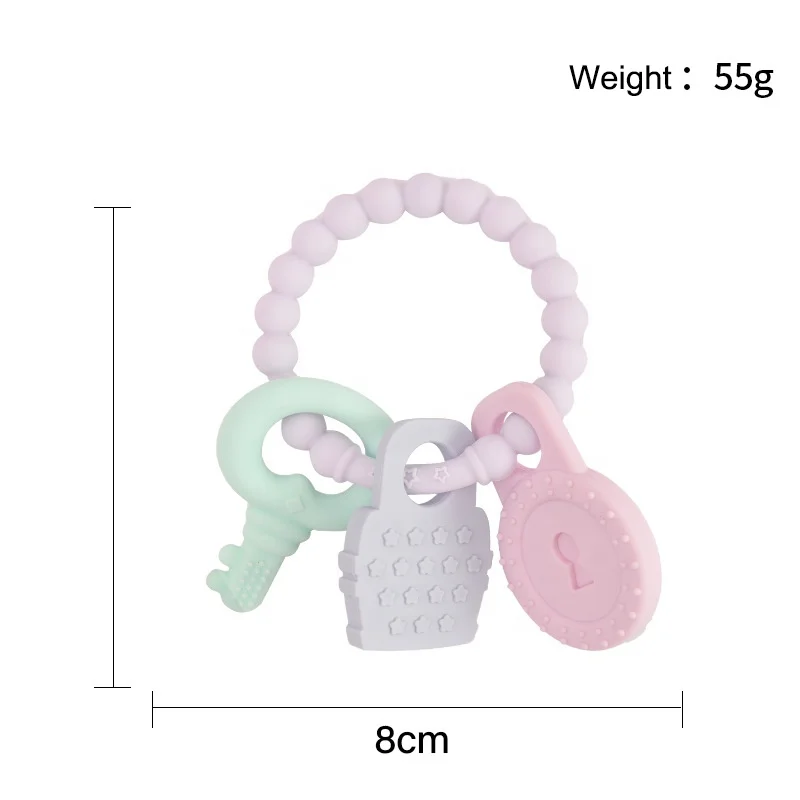 Bpa Free Plastic Baby Teething Toys For 0 To 12 Months Food Grade Easy ...