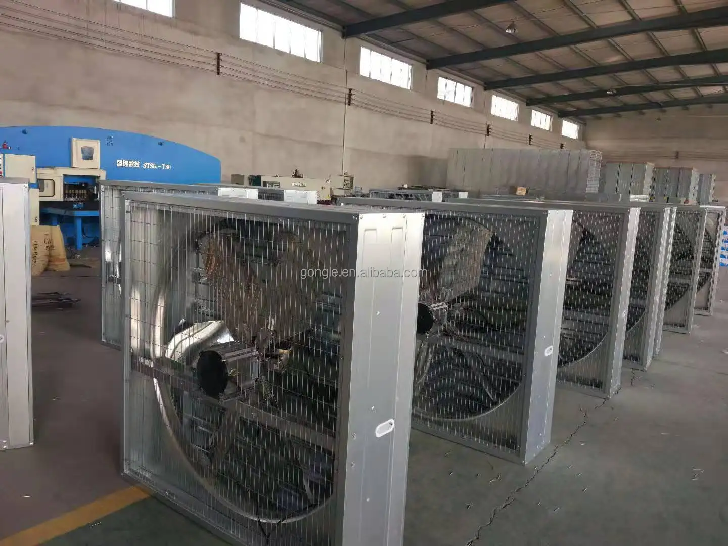 Hot Air Heat Smoke Extractor Ventilation System Industrial Exhaust Fan ...