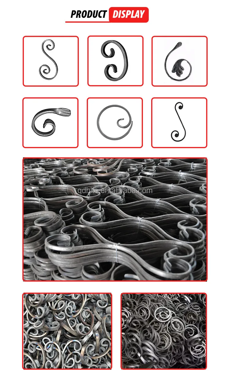 Wrought Iron Scrolls Wrought Iron Ornamental Gate Metal For Decoration ...