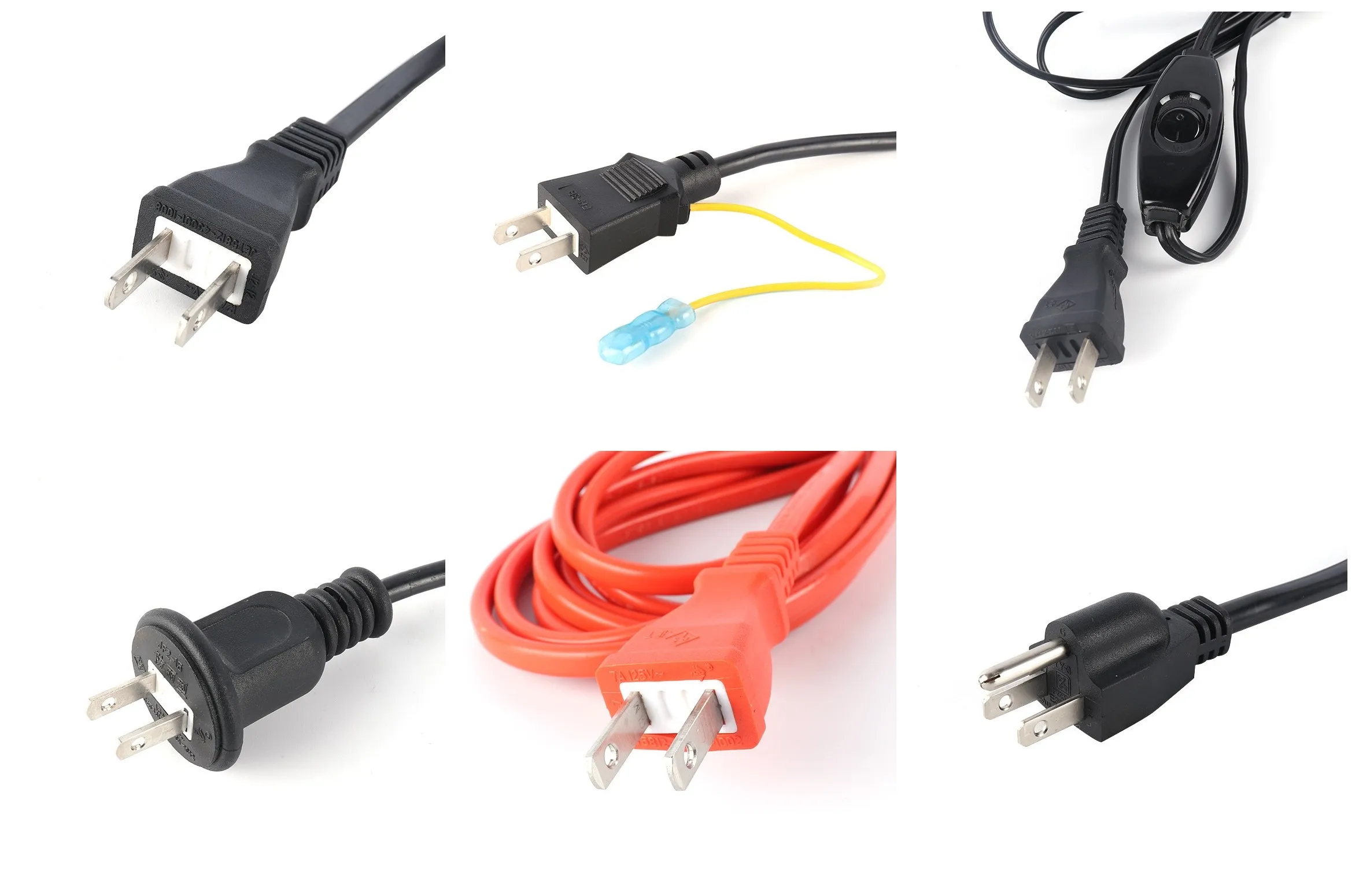 Pse 15a 125v Japanese 2 Pin Outdoor Waterproof Power Plug Orange Power ...