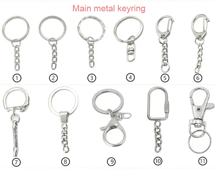 Factory Price Cute Soft 2d Pvc Rubber Key Ring Key Chain Custom Soft ...