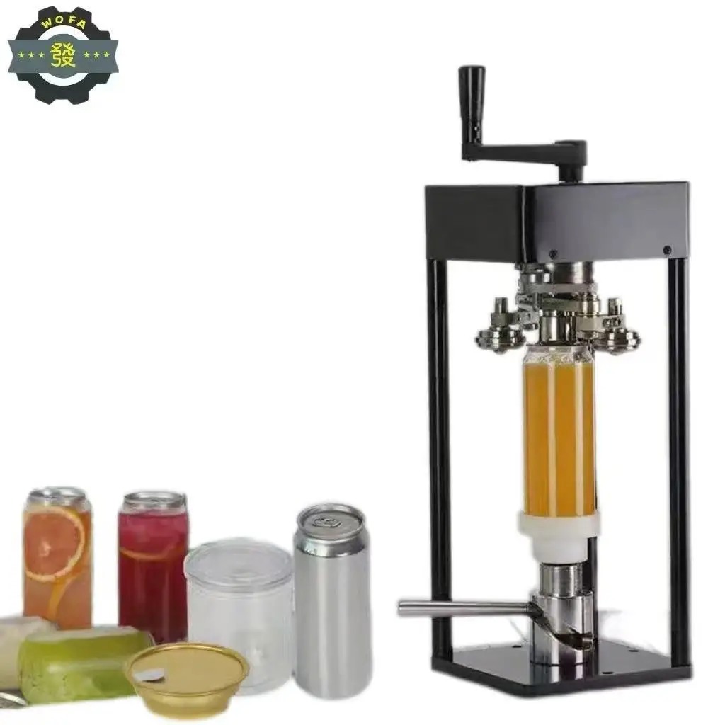 Semi-automatic Soda Beer Juice Cans Sealing Machine by JIAHE