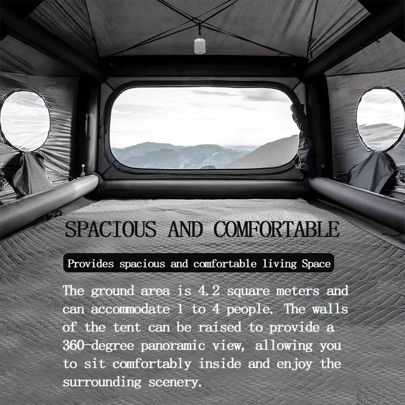 Customizable Portable Inflatable Camping Tent - Space Capsule Design