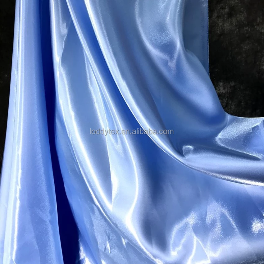 150gsm Metallic Crystal Silk Shiny Luster Liquid Gaza Organza Fabric ...