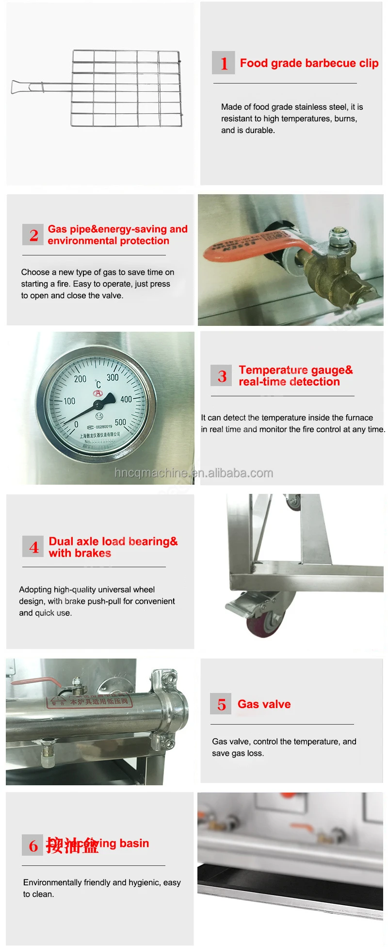 No-smoking Fish Roasting Machine Stainless Steel Carbon Grilled Fish ...