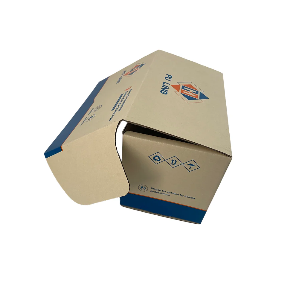 High End Folding Auto Parts Brake Pump Packaging Corrugated Cardboard ...
