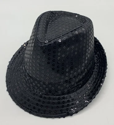 Graduated Hat For Kids Sequin Hat Without Light White Hat W Black ...