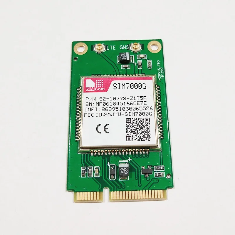 SIM7000G mini PCIe SIM7000G-PCIE Global-band LTE NB-IOT PCI-Express Cellular Module Cat-M1 Cat ...