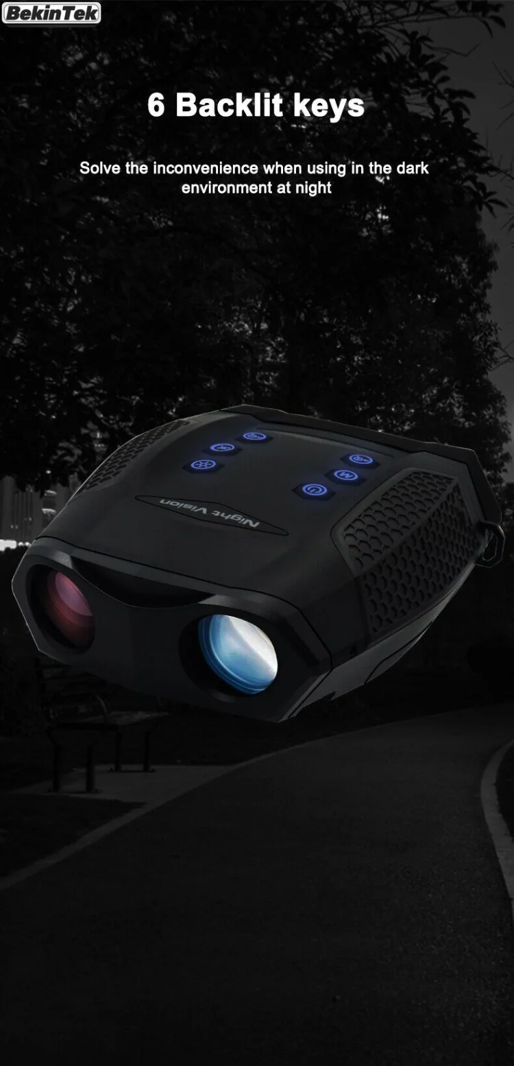 4k Night View Goggles Digital Infrared Telescope Ir Full Dark Observing ...