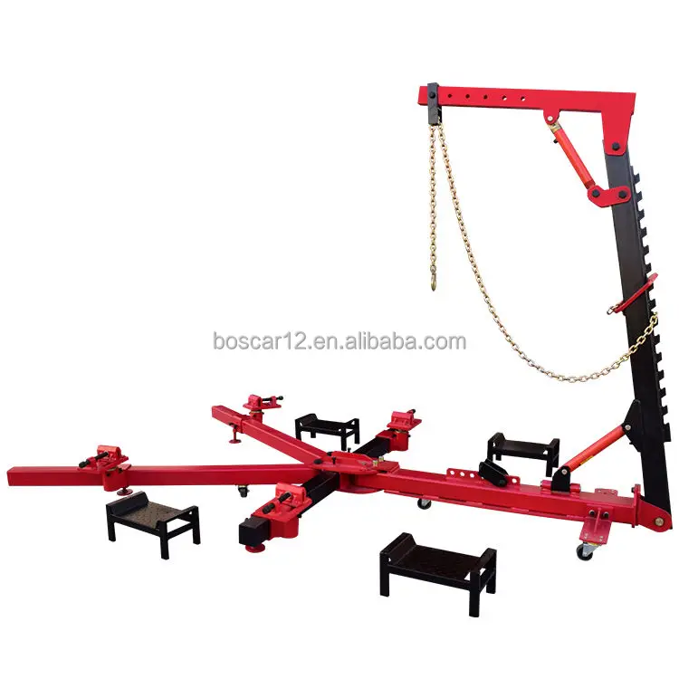 3.5T Simple Vehicle Beam Straighter Car Bench Collision Puller ...