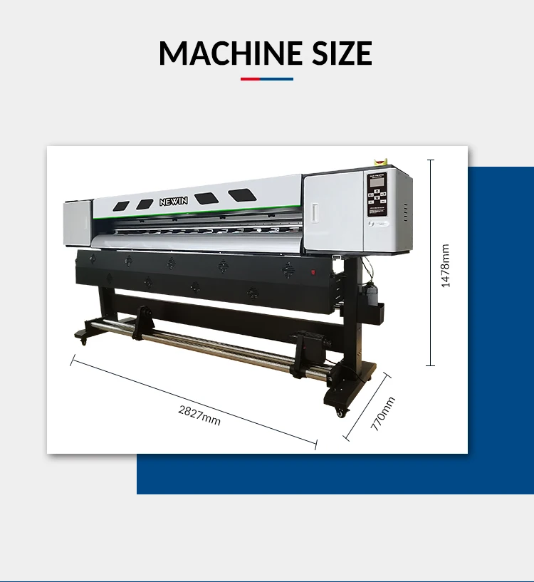 Custom 1.8 Meter Outdoor Indoor Small Polystyrene Uv Printer With Xp600 ...