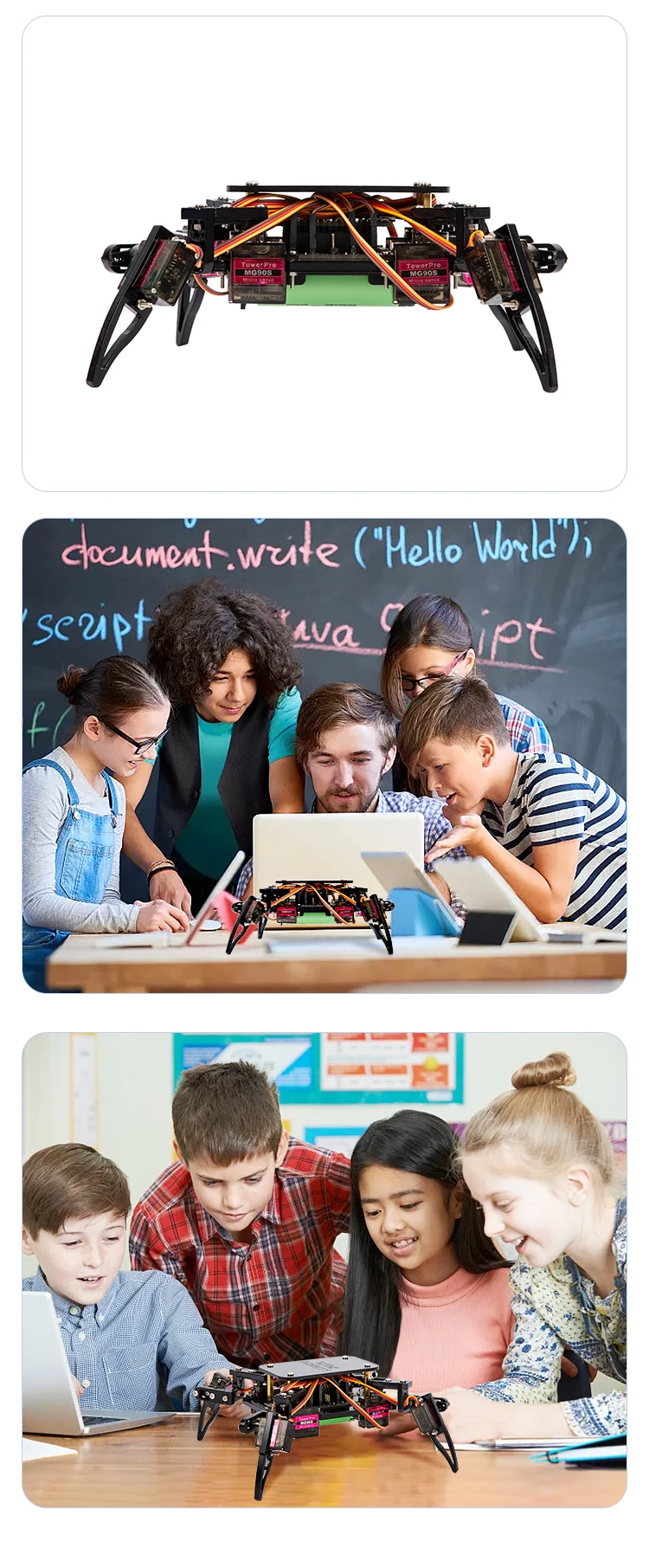 DIY Esp32 Spider Robot Iot ESP8266 Wifi Wireless Kit