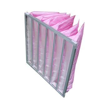 Aluminum Frame Medium Synthetic Fiber F7 Fiberglass Pocket Air Filter ...