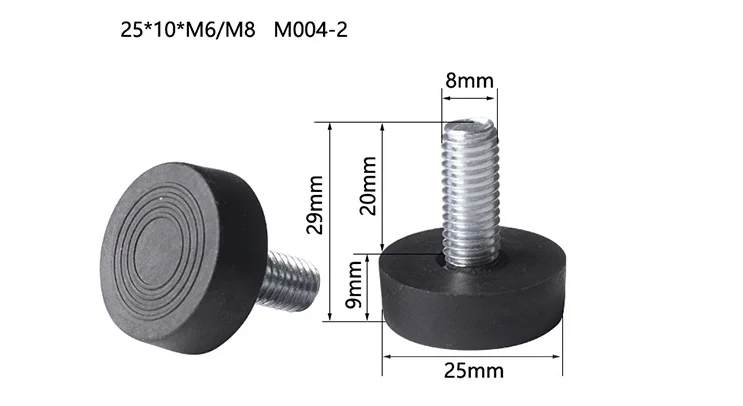 M6/M8 Furniture Adjustable Leveling Feet - Durable & Versatile