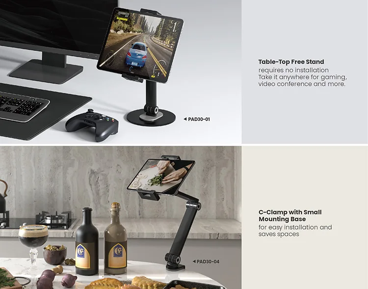 Universal Multi-Angle Adjustable Tabletop Aluminum Alloy Cell Phone ...