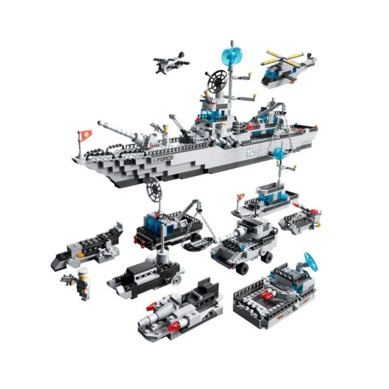 Aircraft Carrier Military Navy Battleship Model Ornaments Pind Small ...