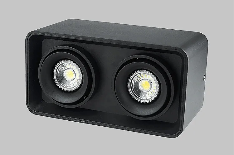 Angle Adjustable Surface Mounted LED Downlight+Replaceable GU10 LED ...