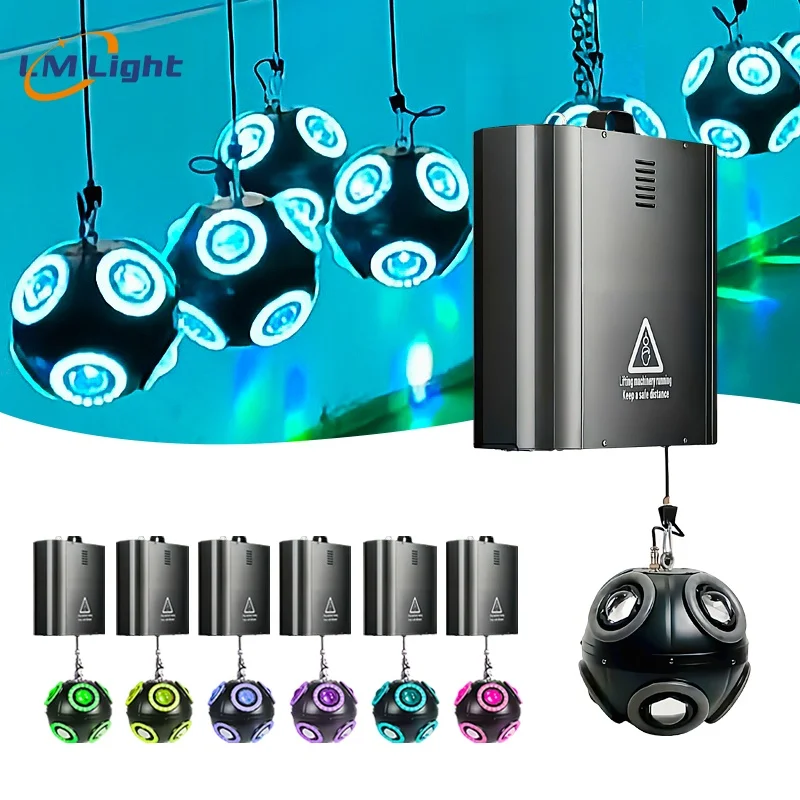 Modern Kinetic Lights Outdoor DMX Winch Price Led Lifting Ball System ...