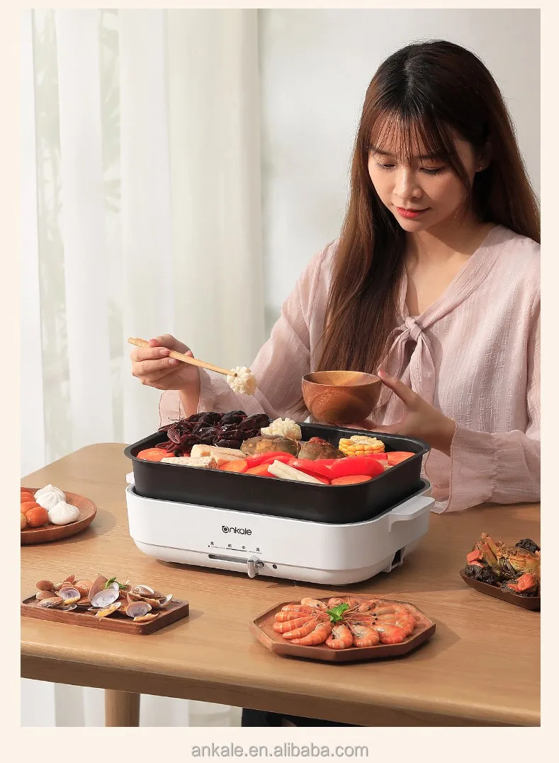 New Arrival Modern Design Gourmet Pan Multifunction Electric Skillet 3 ...