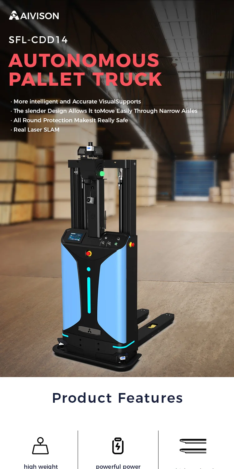 Aivison AGV Robot for Pallet Warehouse - Efficient & Reliable