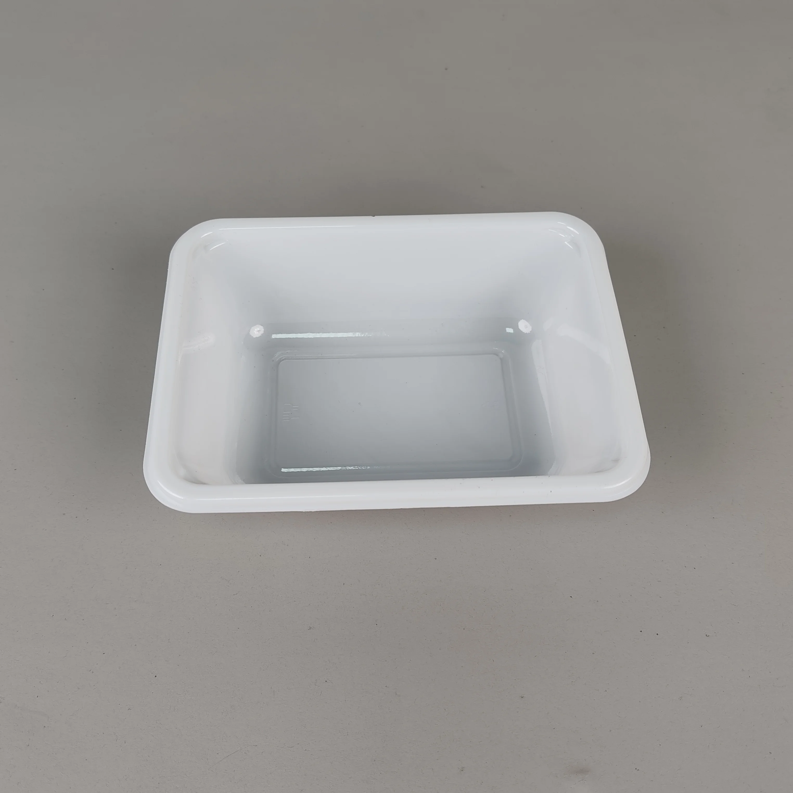 Customized One Compartment Disposable Takeaway Packaging Box Cpet Tray ...