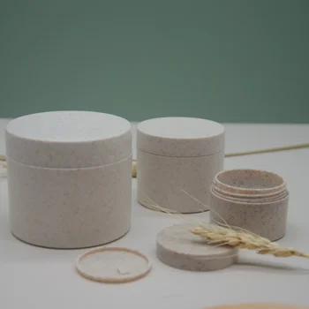 Biodegradable Wheat Straw Bottle Custom 10-250ml Eco Friendly Wheat ...