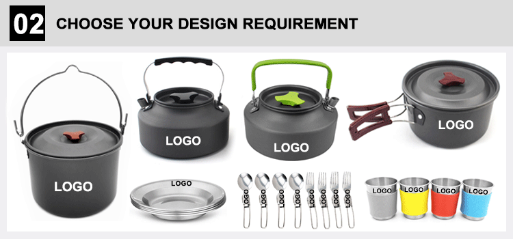 High Quality Outdoor Lightweight Folding Cooking Pot Pans Portable ...